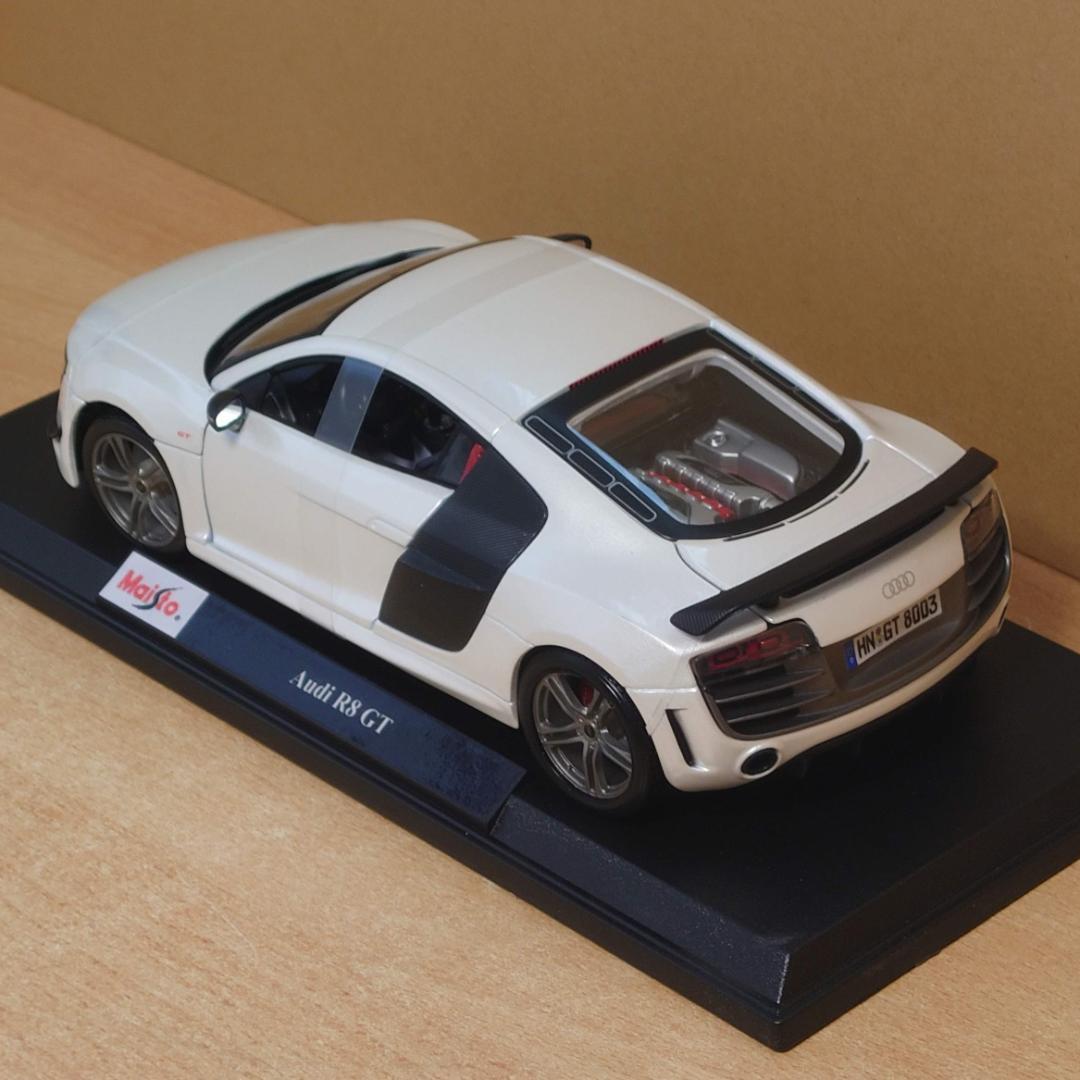 1/18 アウディ Audi R8 GT ホワイト マイスト製 ダイキャスト製