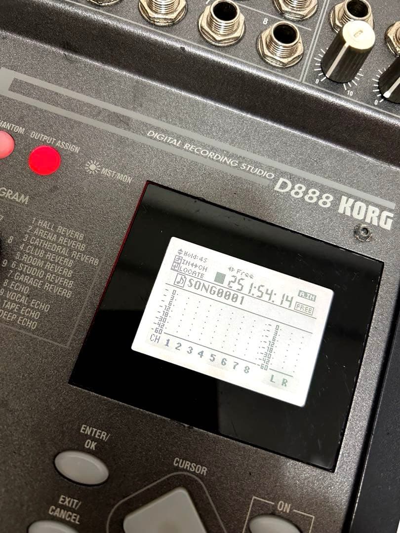 【キャリーバッグ、説明書、電源コード付き】KORG D888 デジタルMTR
