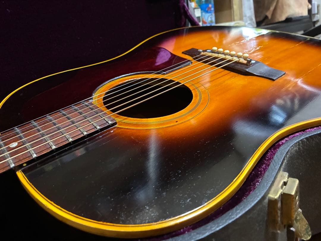 【1968年製】J45 vintage sunburst　ADJ ナローネック