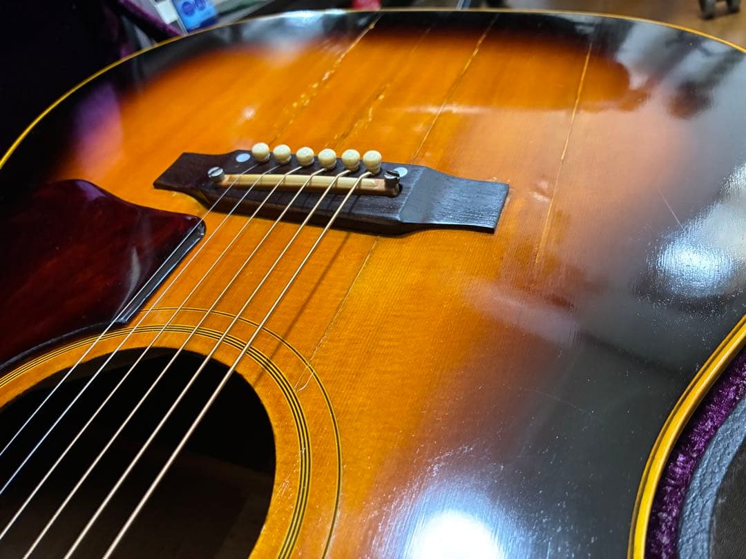 【1968年製】J45 vintage sunburst　ADJ ナローネック