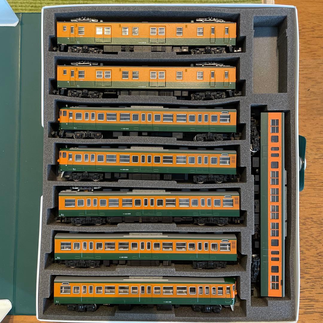 KATO 115系1000番台とクモニ143計8両セット