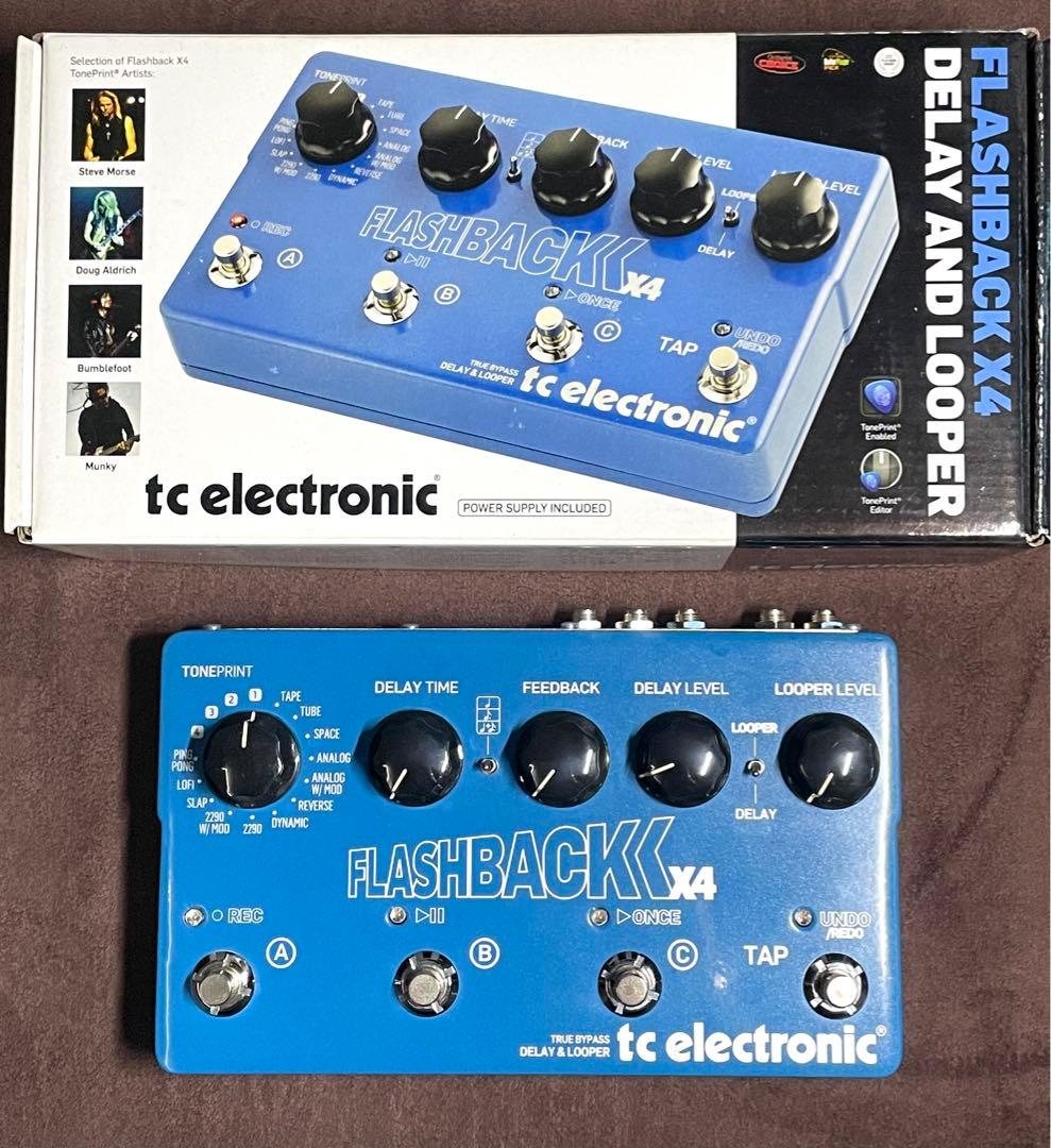 tc electronic FLASHBACK X4 ディレイ ルーパー 極美品