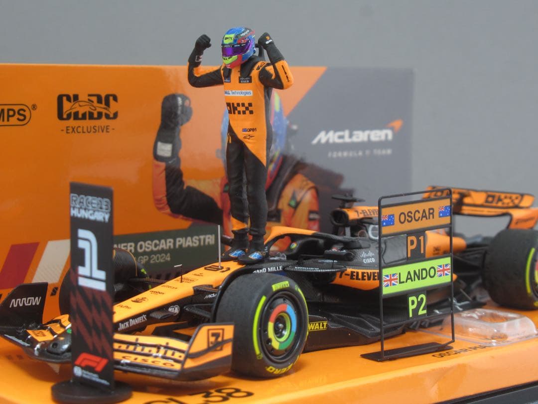ミニチャンプス 1/43 マクラーレン MCL38 ハンガリー O.ピアストリ