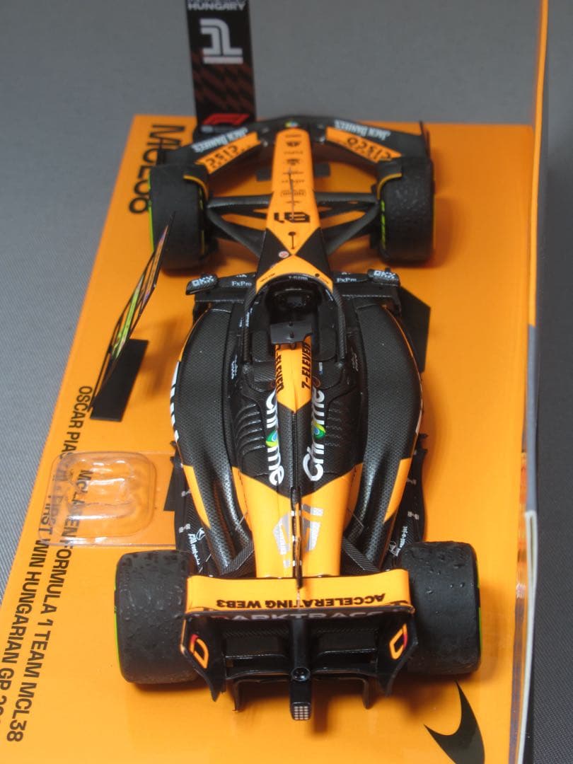 ミニチャンプス 1/43 マクラーレン MCL38 ハンガリー O.ピアストリ