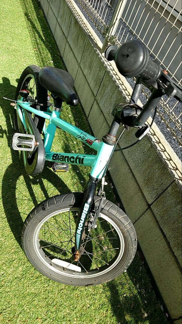 Bianchi 子供用自転車 16インチ ミントグリーン