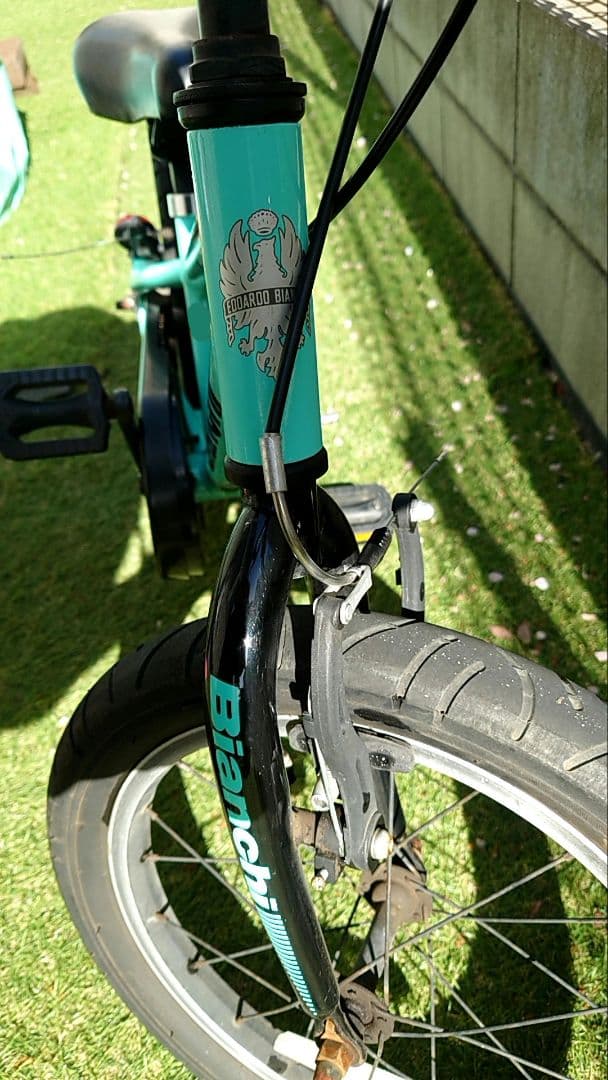 Bianchi 子供用自転車 16インチ ミントグリーン