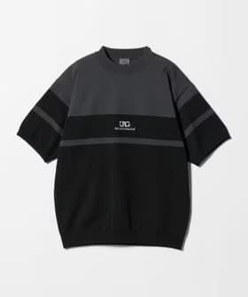 UNITED ARROWS GOLF メンズ プレーティング モックネック