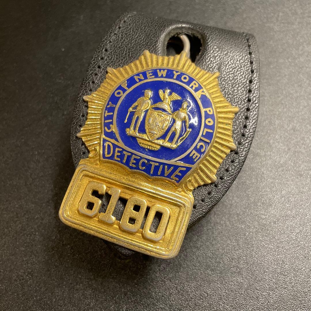 NYPD ニューヨーク市警　Det. Badge #6180