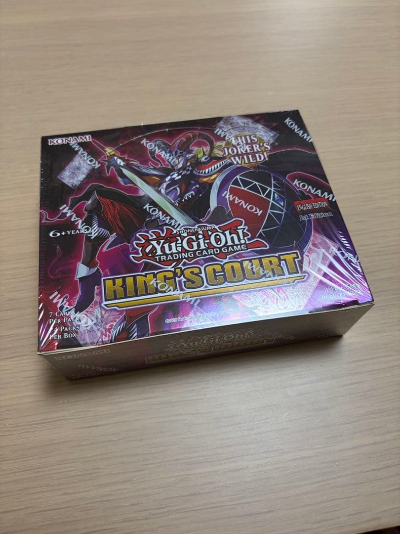 遊戯王 EU英語版 King's Court 1BOX 新品未開封