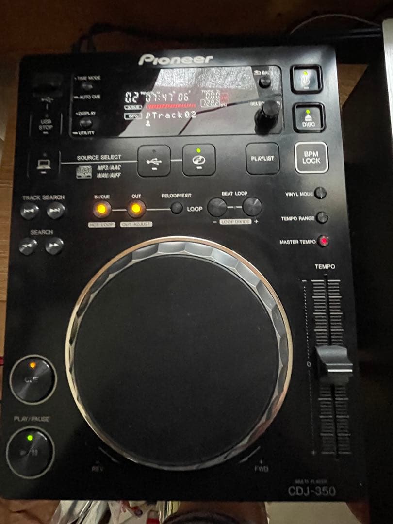 Pioneer CDJ-350 DJ！動作確認済み！