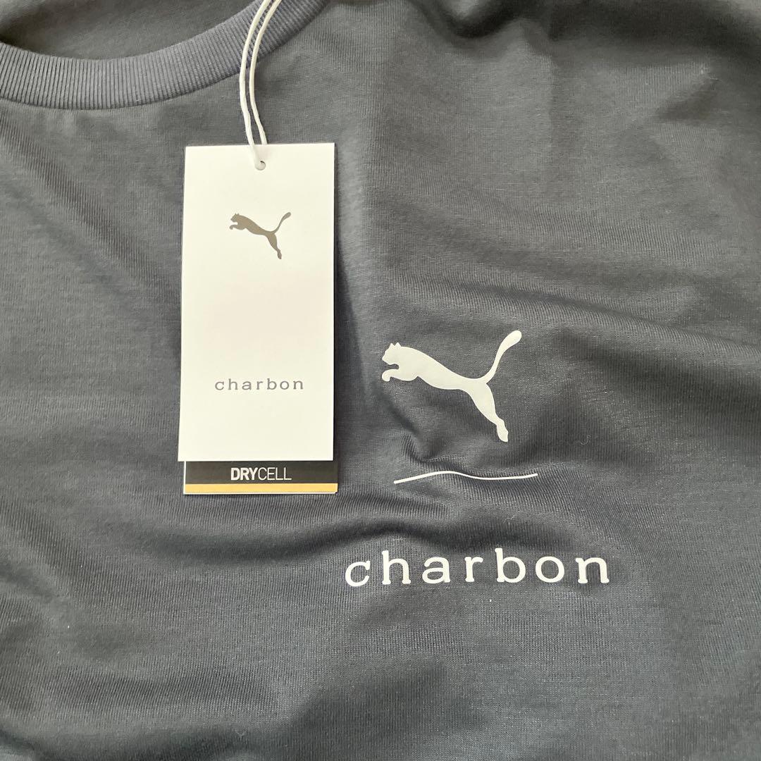 PUMA charbon Lサイズ グレー長袖Tシャツ