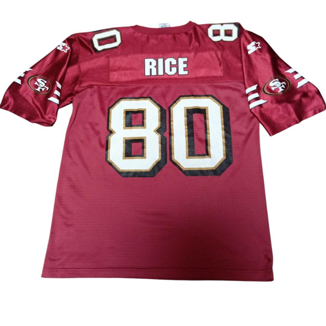 STARTER サンフランシスコ・49ers ゲームシャツ RICE　80