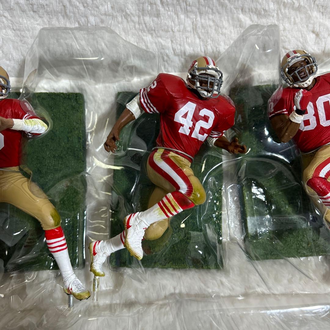 【美品】NFL フィギュアセット Montana, Lott, Rice