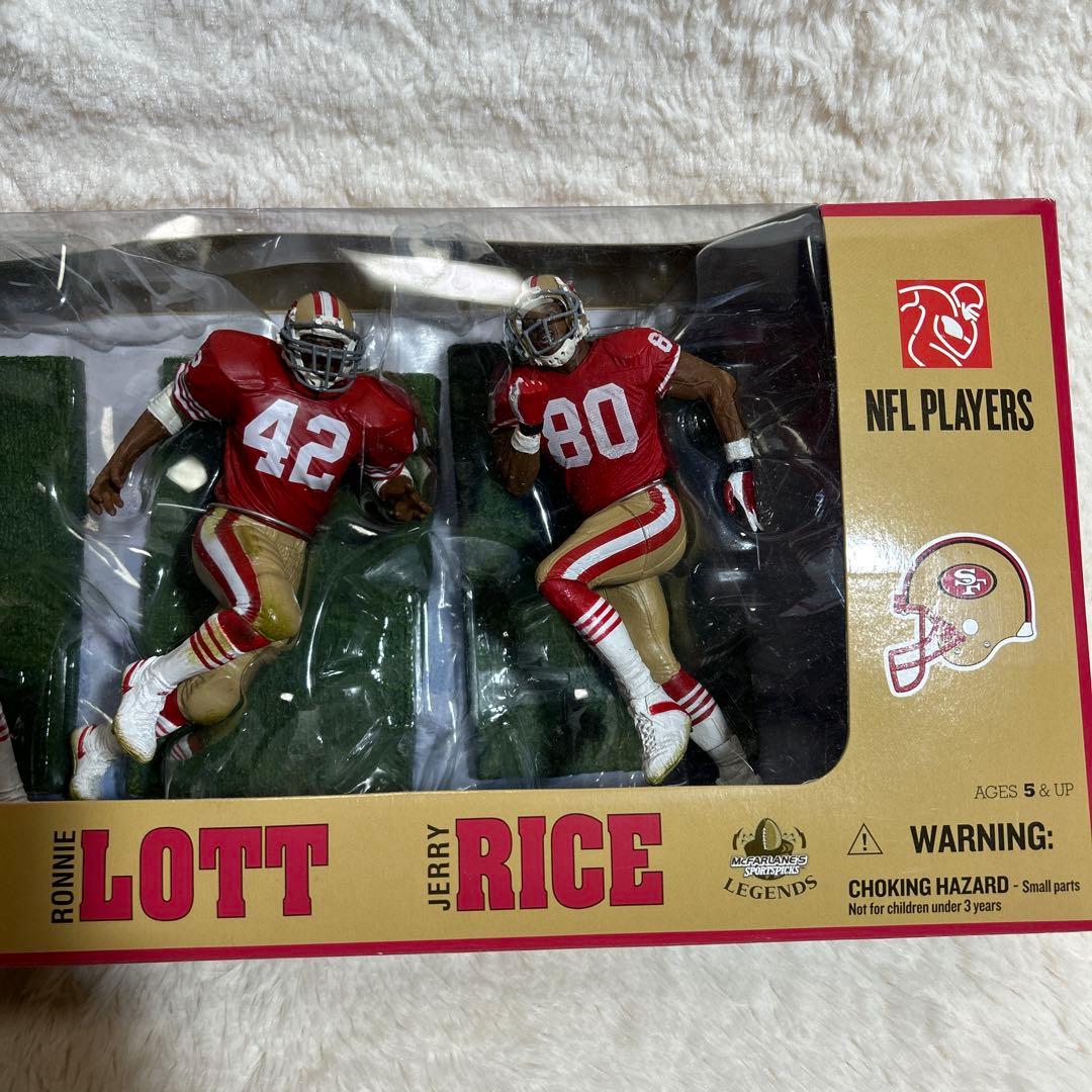 【美品】NFL フィギュアセット Montana, Lott, Rice