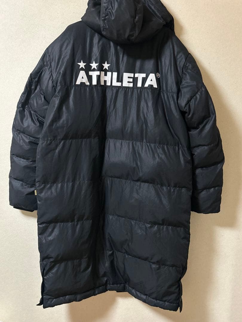 美品 ATHLETA ベンチコート ブラック O
