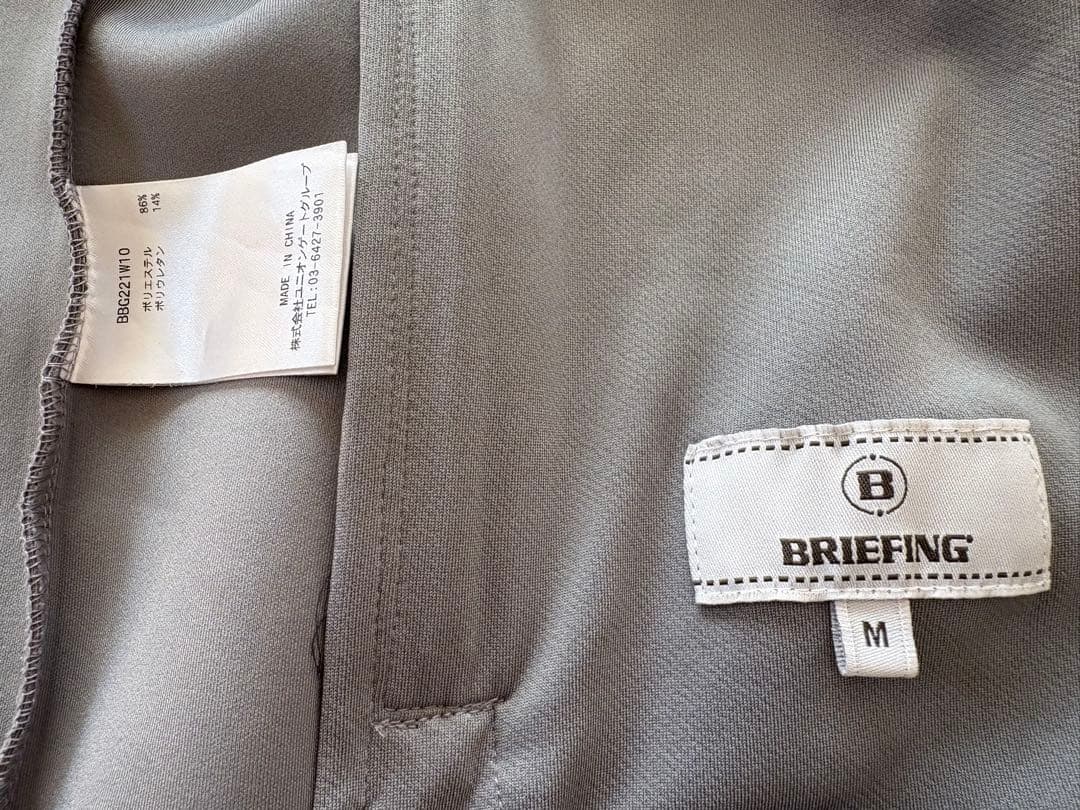 BRIEFING GOLF ブリーフィング ゴルフ　ストレッチ3Dロゴパーカー