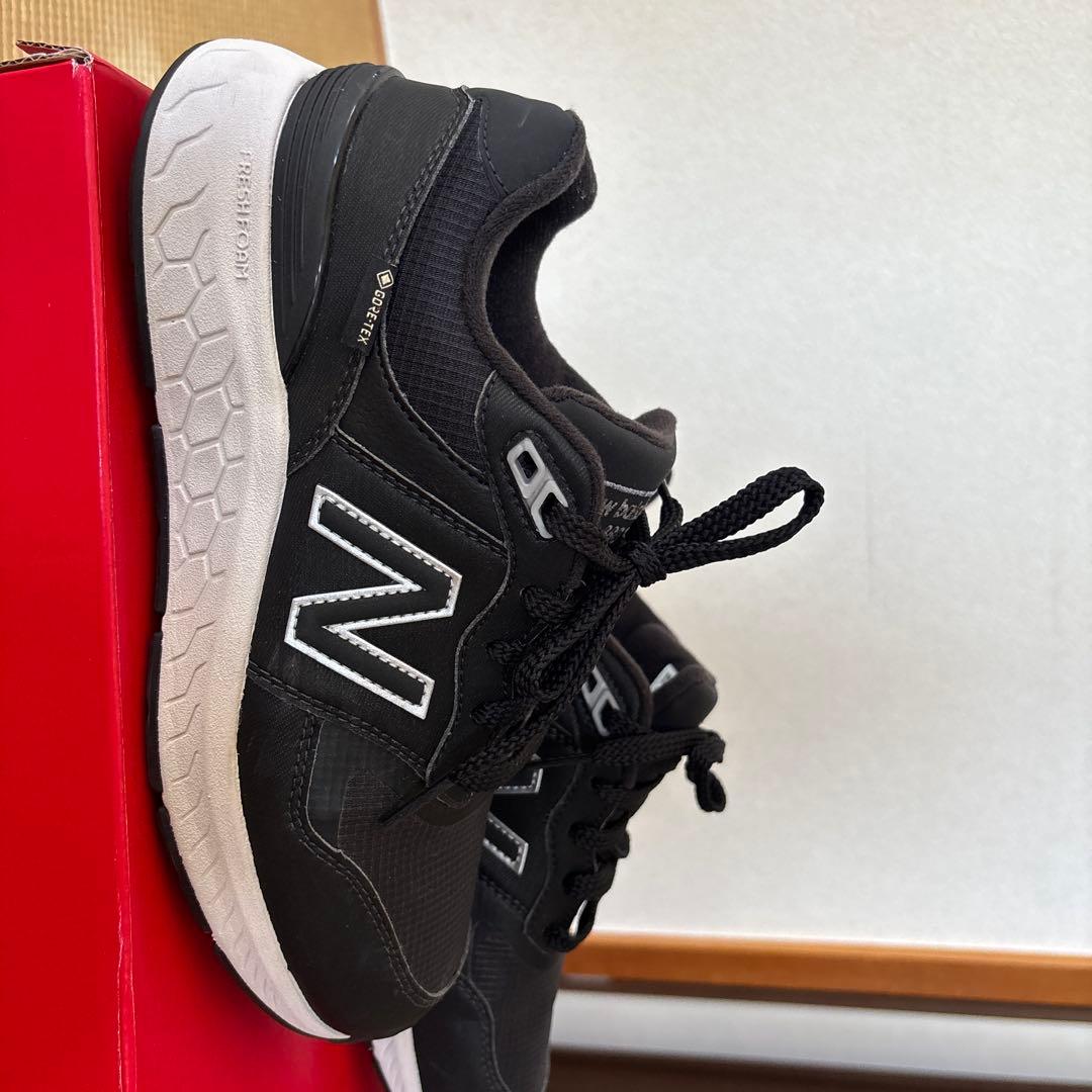 new balance walking シューズblack 24.5cm