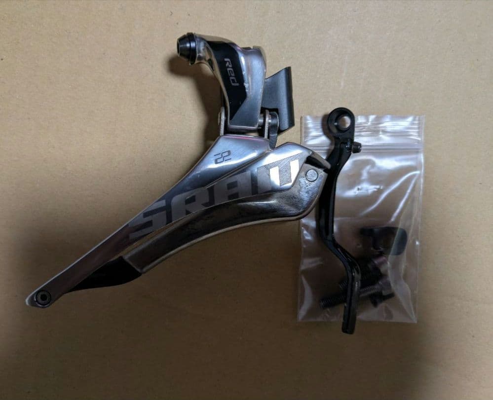 SRAM Red 22 11速×2フロントディレイラーチェーンキャッチャー付中古