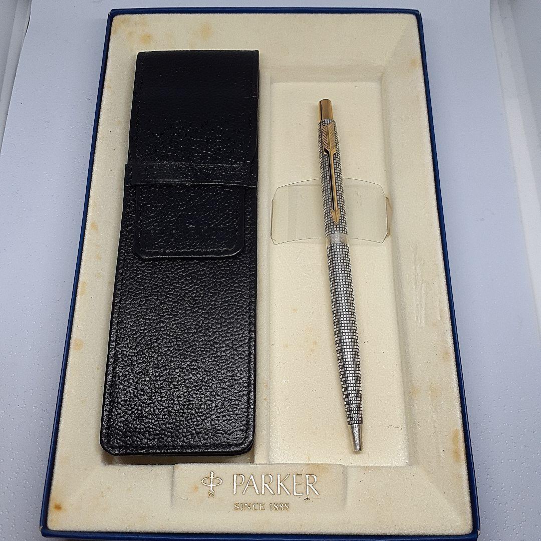 Parker スターリングシルバー ボールペン 専用ケース付き