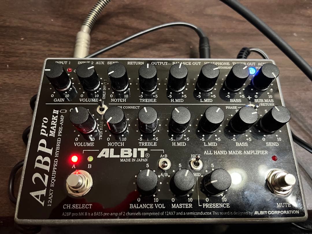ALBIT A2BP Pro Mark II ベースプリアンプ