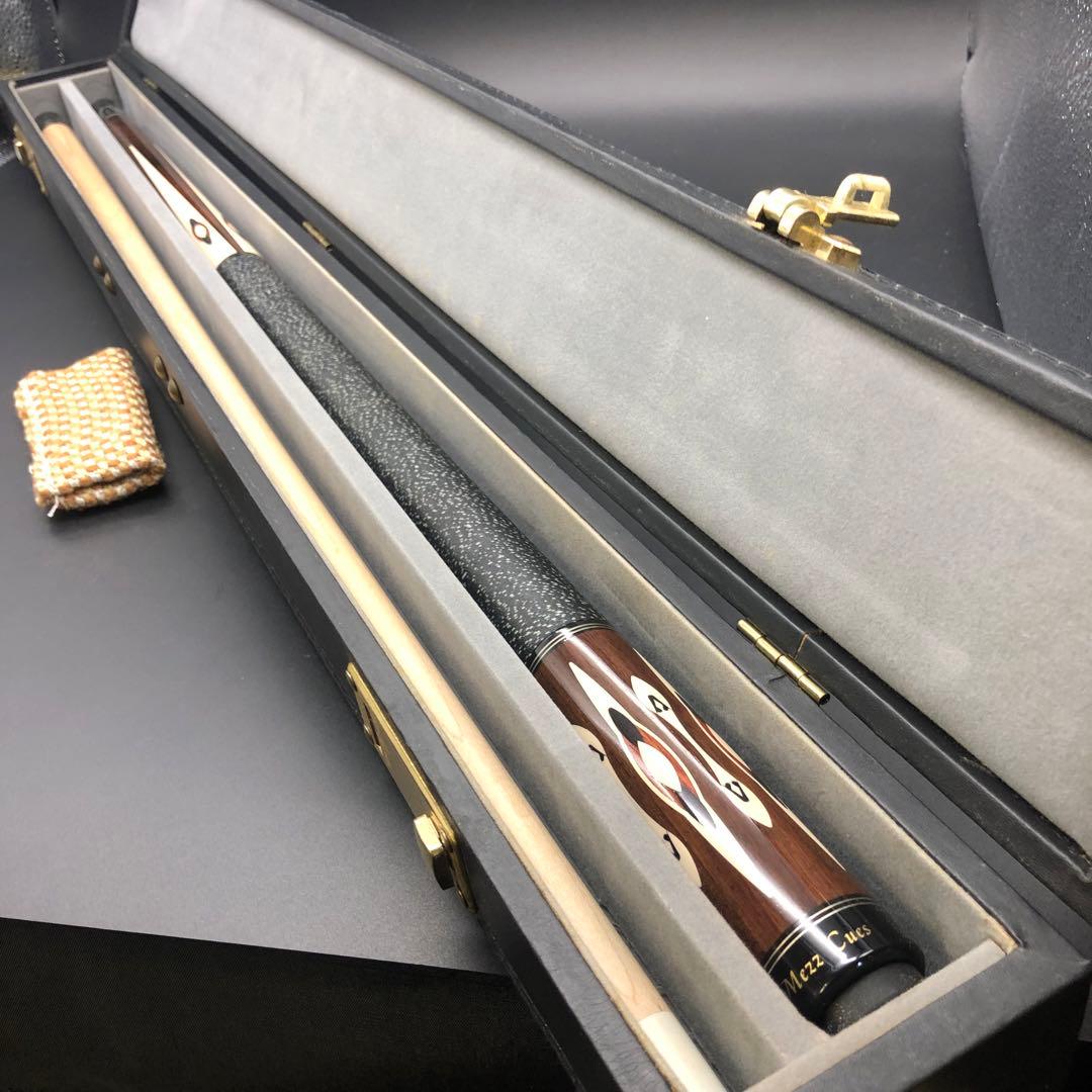 美品　Mezz Cue メッヅ ジョイントキャップ付き　キュー　ビリヤード