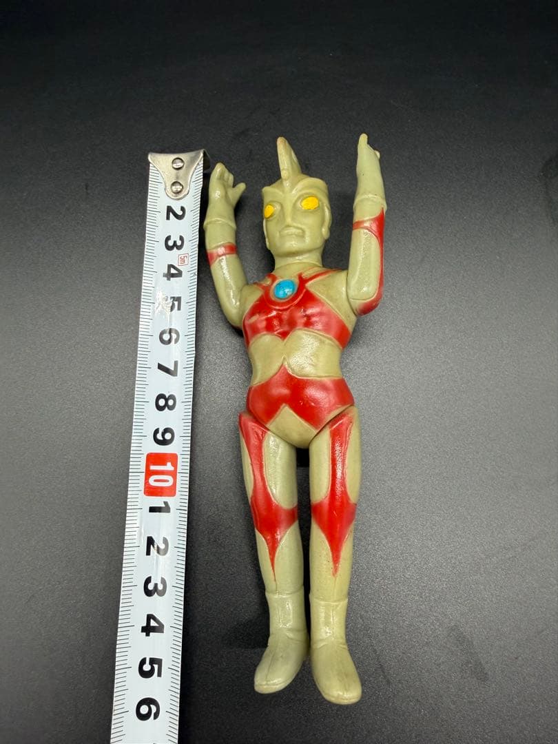 ウルトラマンエース ミドル ソフビ マルサン 当時物　１４cm