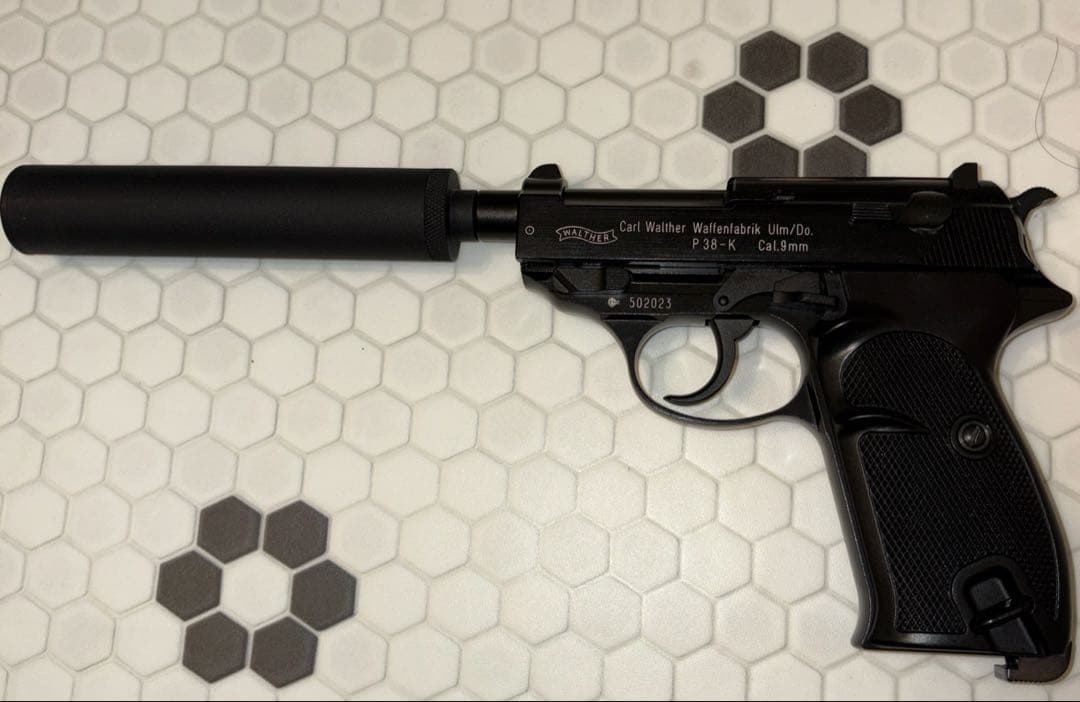 WALTHER P38-K サイレンサーモデル ブラック