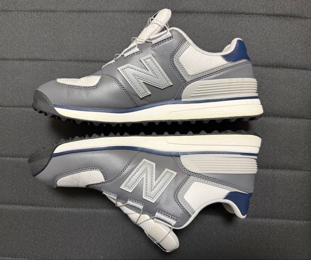 New Balance 574 ゴルフシューズ グレー