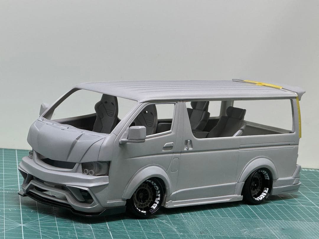 製作中 1/24 200ハイエース S.A.D CUSTOM STINGER J