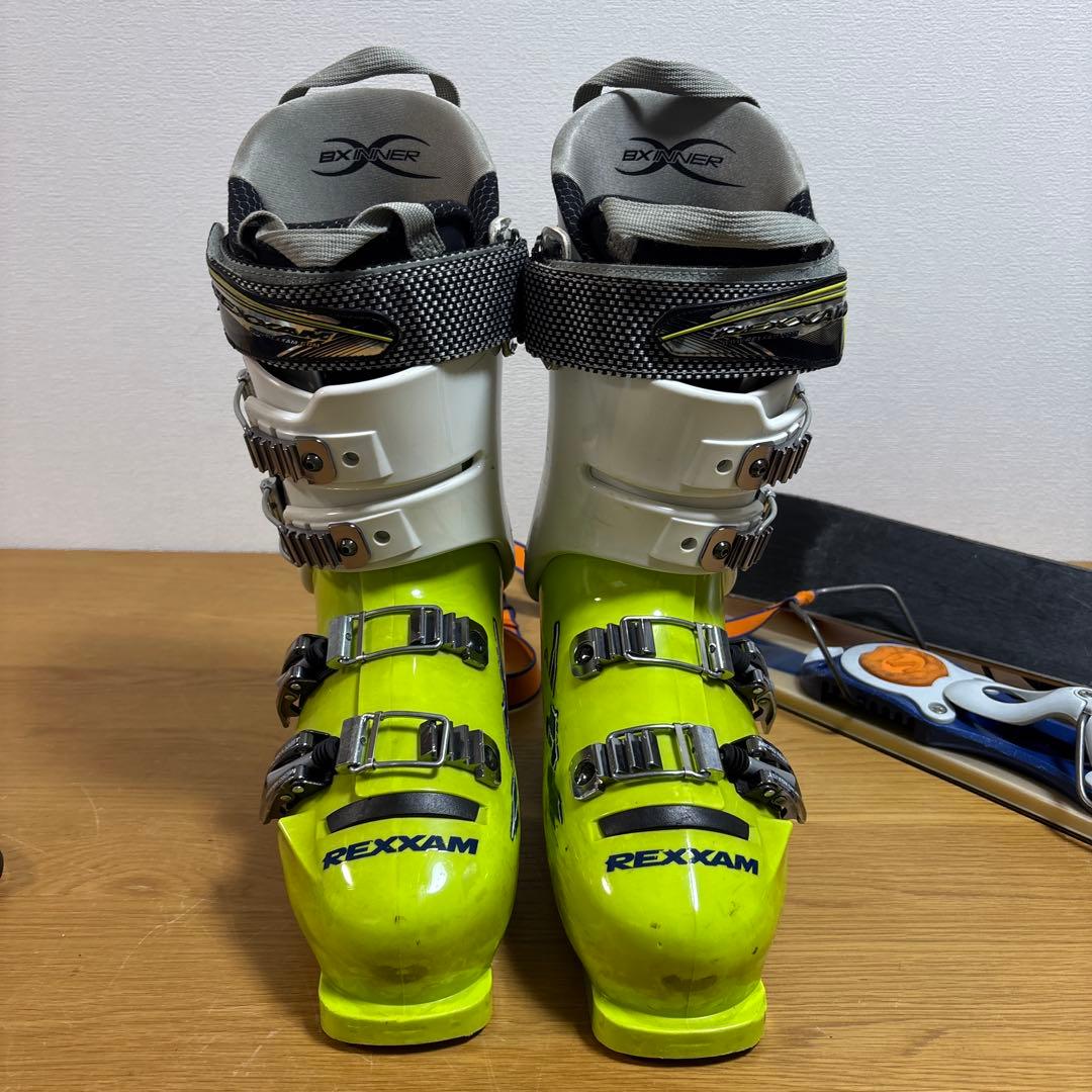 メンズ　ショートスキー　ファンスキーセット　Salomon 26cm ブーツ付