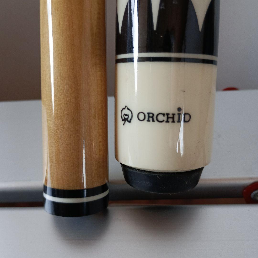 ORCHID ビリヤードキュー 黒白木目