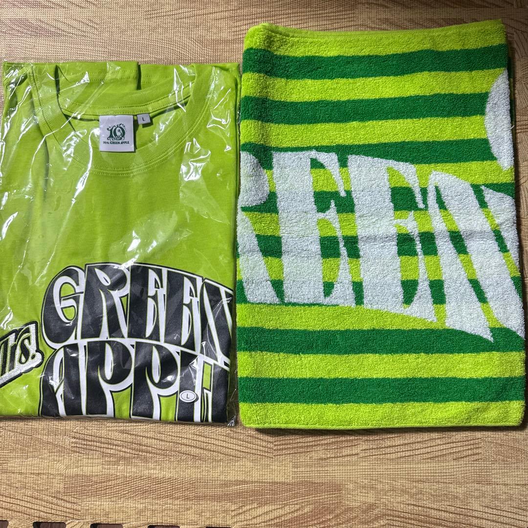 GREEN APPLE グラフィックTシャツ＆タオルセット