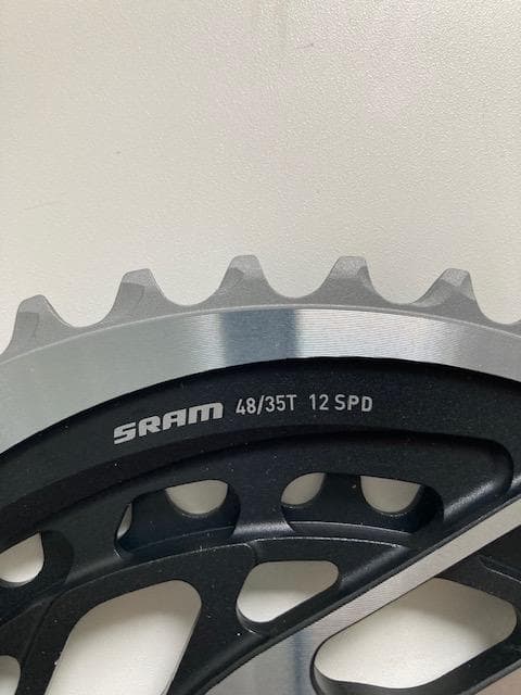 【新品】Sram Red Axs D1 パワーメーターチェーンリング48/35T
