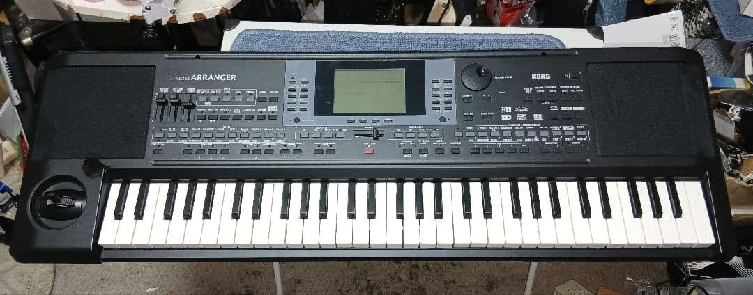 KORG microARRANGER　61鍵 シンセサイザー　電源・SW・ペタル