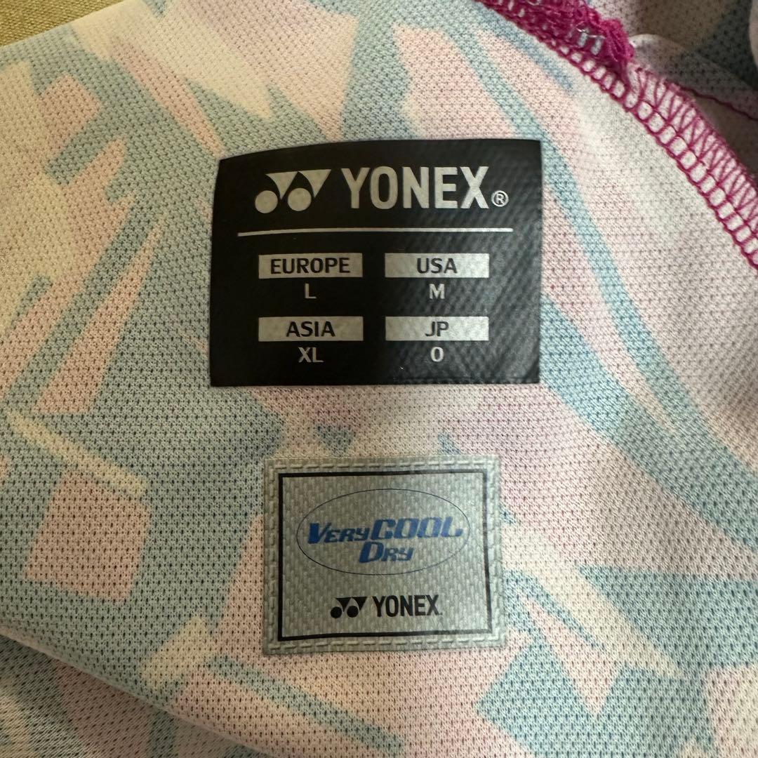 YONEX バドミントンパンツ Lサイズ ピンク/ネイビー