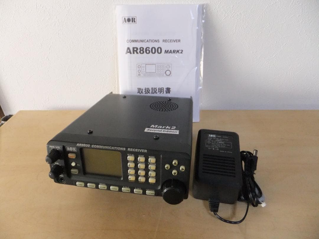 ☆ＡＯＲ　卓上型　広帯域受信機　ＡＲ８６００ｍｋ２　ＳＳＢ受信可（現状渡し）☆
