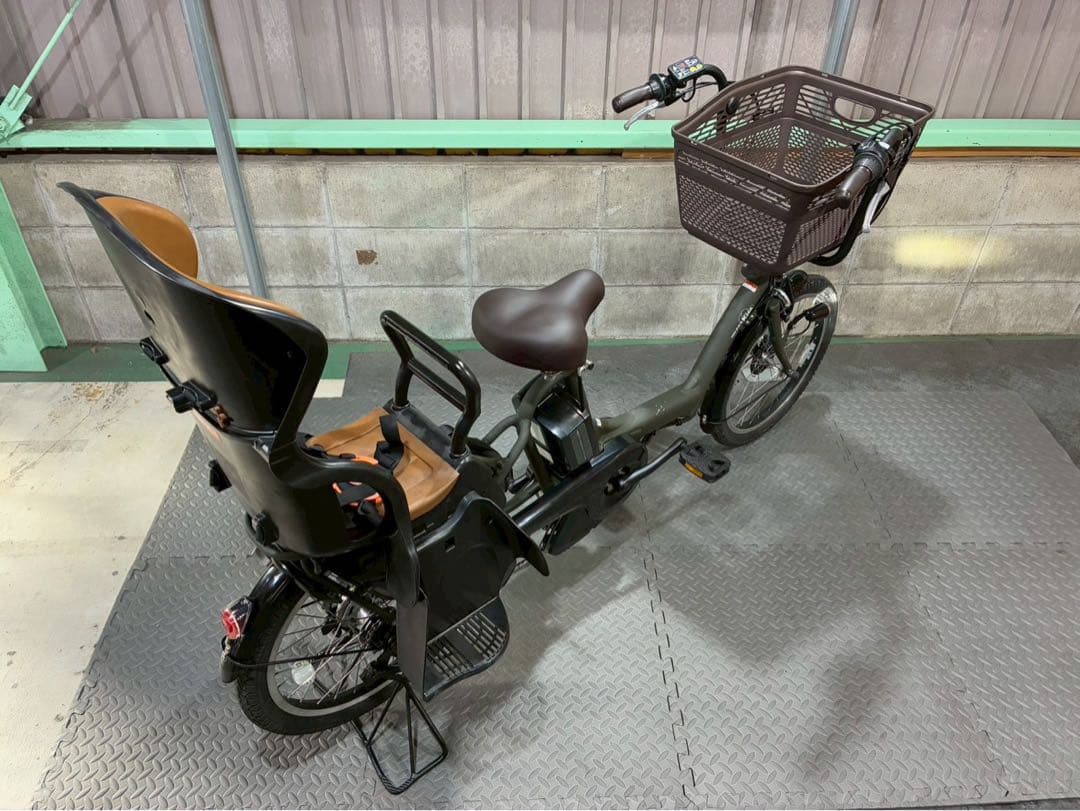 №6847 電動自転車　ヤマハPASSkiss 20インチ カーキ