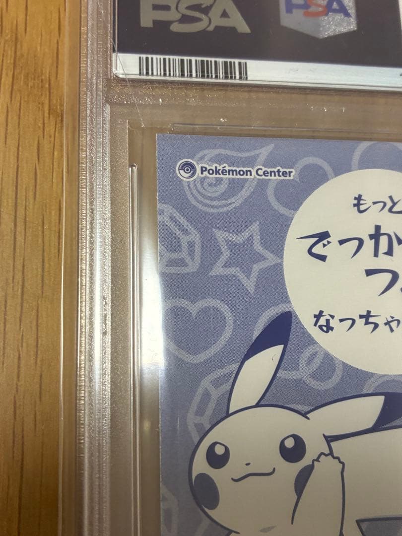 PSA10☆ポンチョを着たピカチュウ☆名刺カード メガリザードン