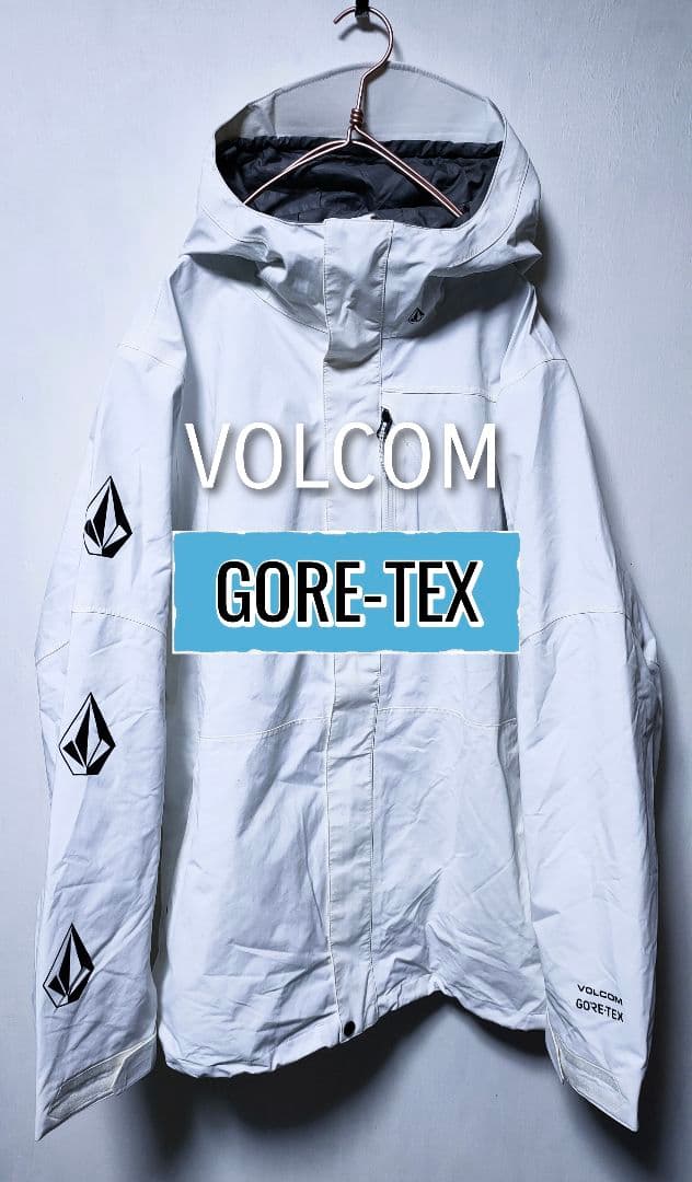【VOLCOM ボルコム】 スノーボードウェア ゴアテックス ホワイト メンズ