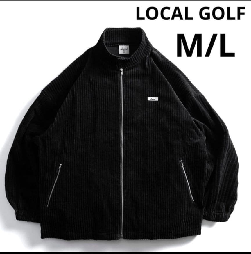 LOCAL GOLF コーデュロイジャケット M/L 黒