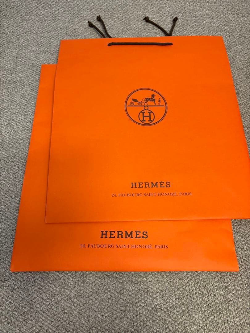 エルメスHERMES オレンジボックス21個&ショッパー13枚&リボン4個セット
