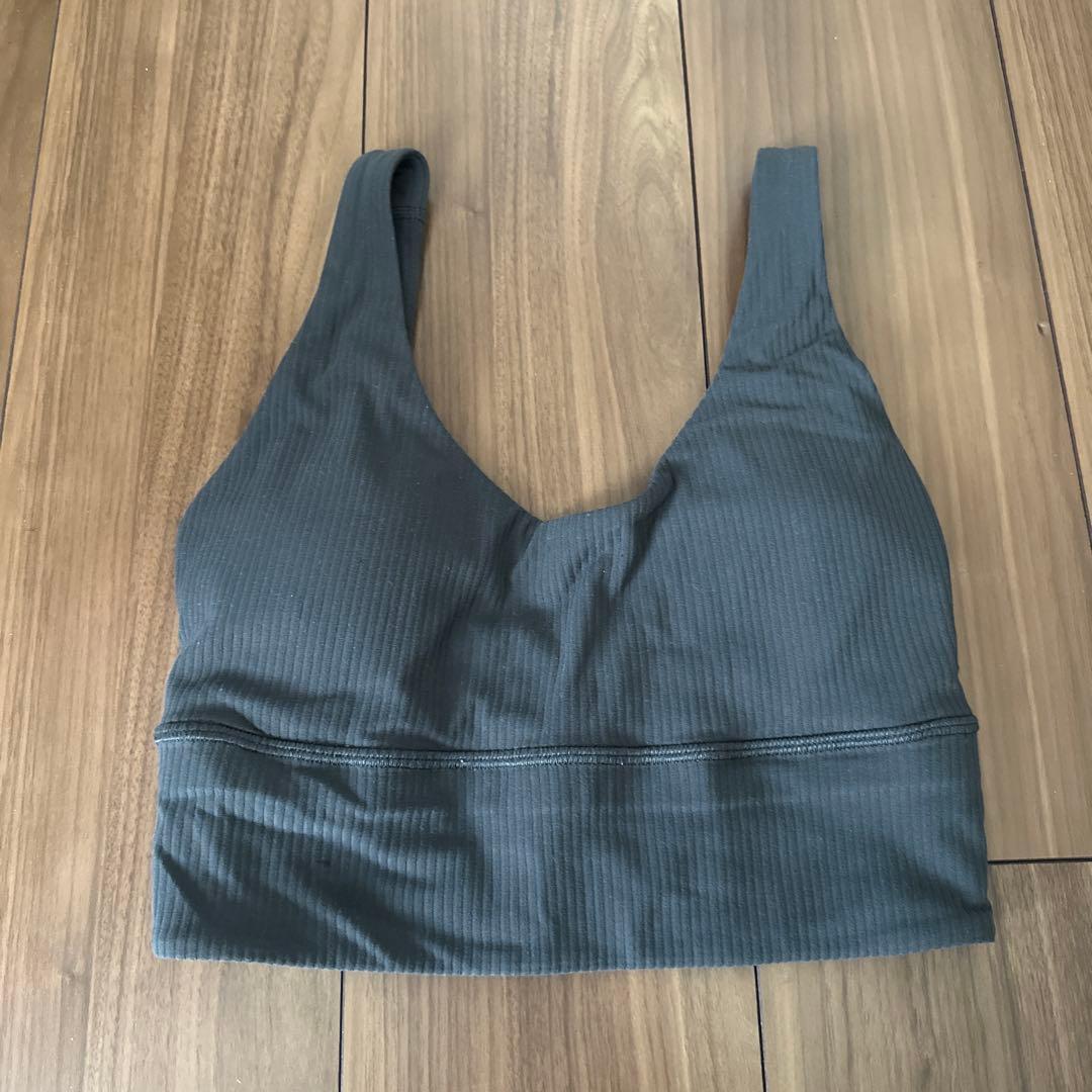 Lululemon ダークグレー スポーツブラ&レギンス