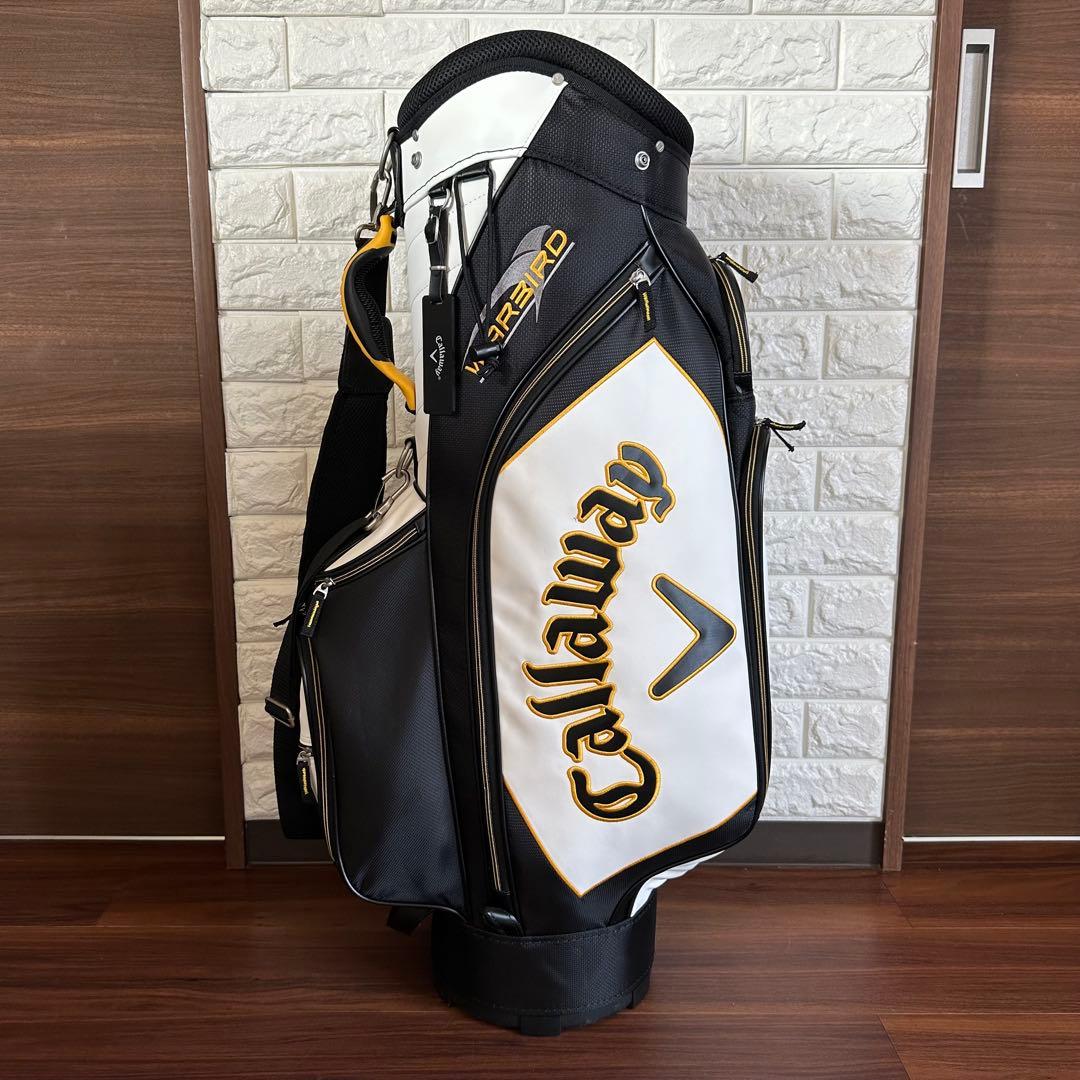 Callaway Warbird キャディバッグ 9型 ブラック×ホワイト