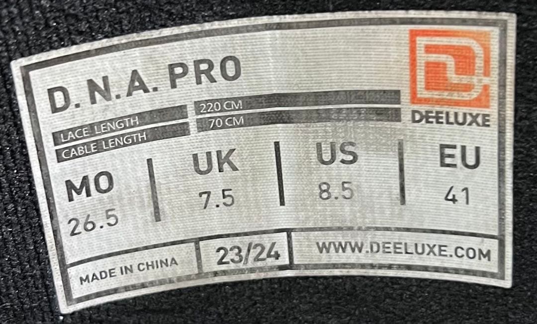 【即日発送】DEELUXE D.N.A. PRO 26.5cm 23-24モデル