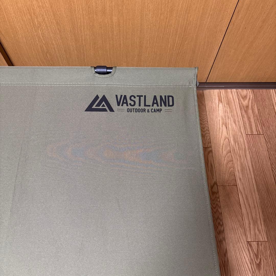 VASTLAND 折りたたみコット オリーブグリーン