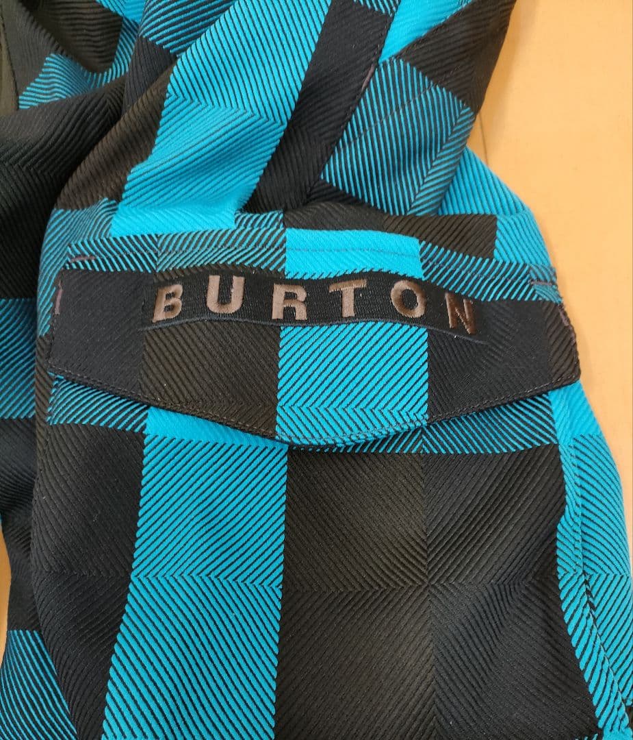 【新品】BURTON スノーボード パンツ(M)☆青チェック☆