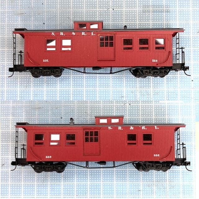SR&RL Long Caboose KIT 珊瑚模型製 HOn30(9㎜)