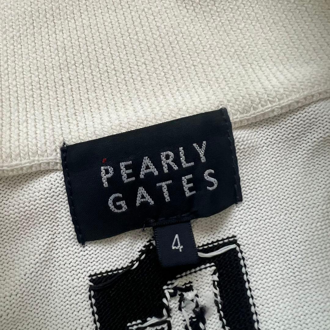 PEARLY GATES パーリーゲイツ　ニット　ジャケット　メンズ　ロゴ　M