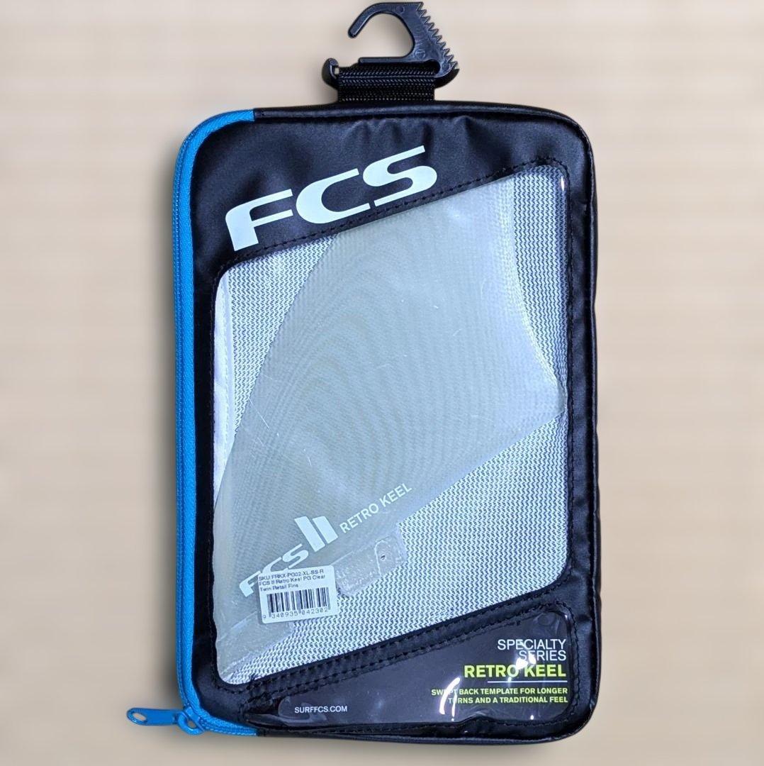 FCSⅡ RETRO KEEL フィン 2枚セット レトロツインキールフィン