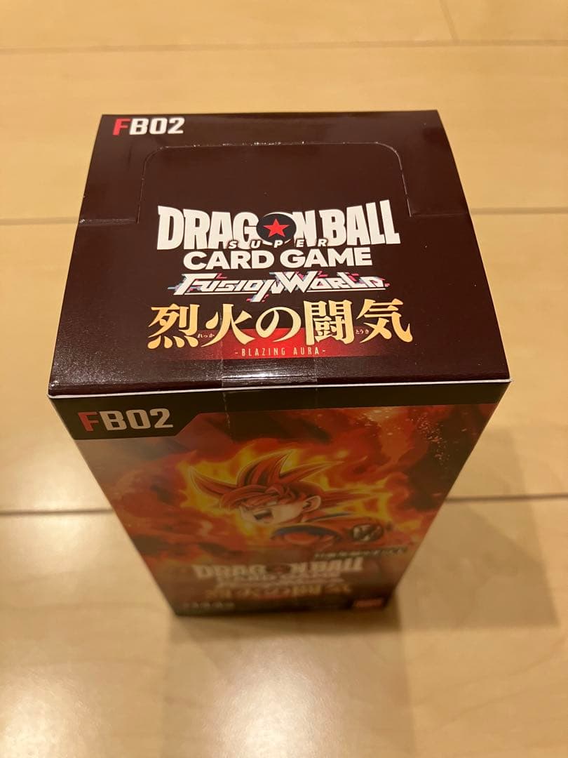 ドラゴンボールフュージョンワールド烈火の闘気1BOXテープ付き